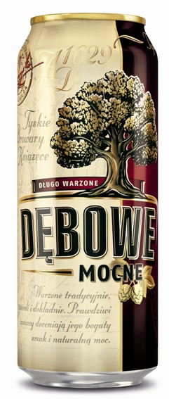 Ile kalorii mają Dębowe mocne (Kompania Piwowarska)?